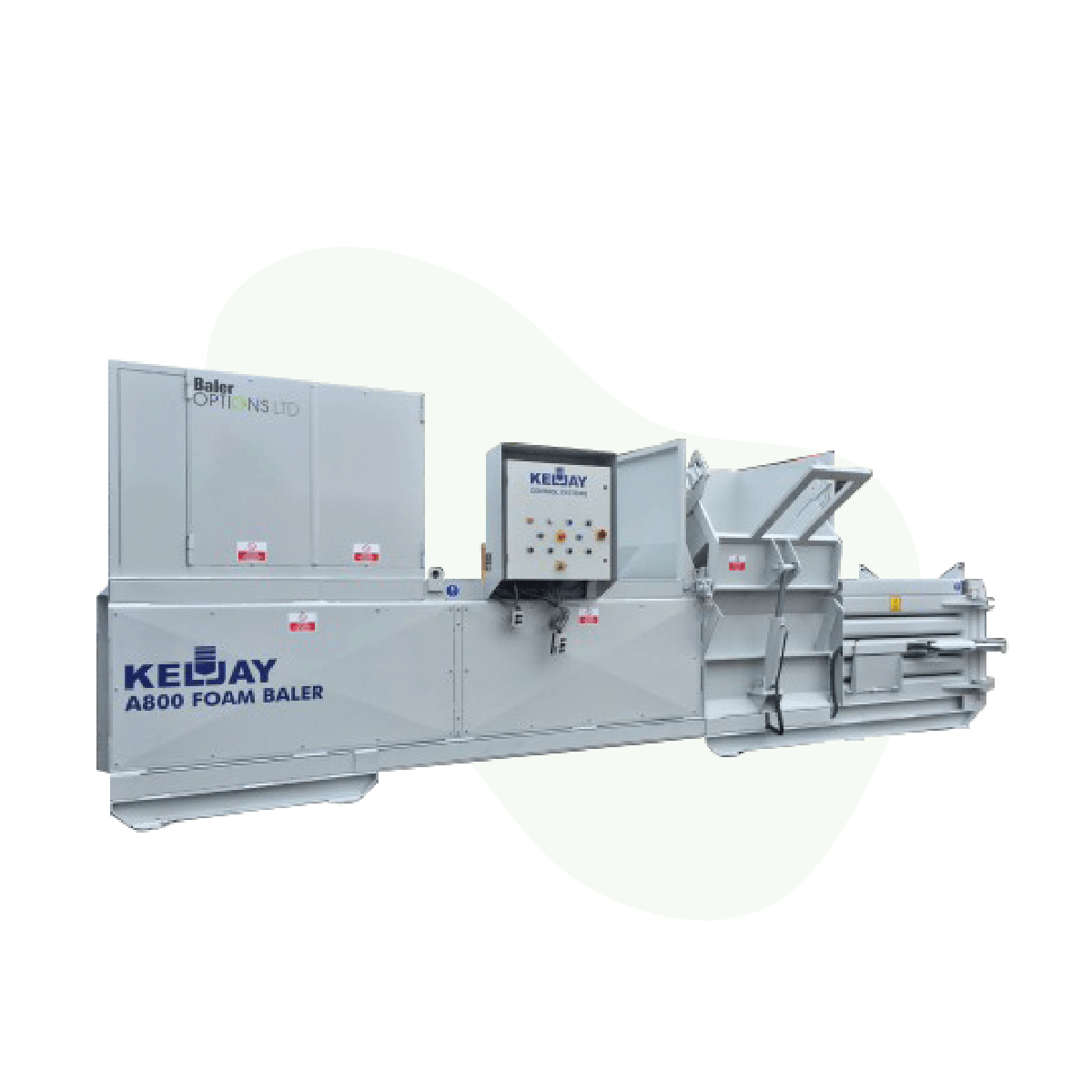 A800F Horizontal Foam Baler • Baler Options Limited